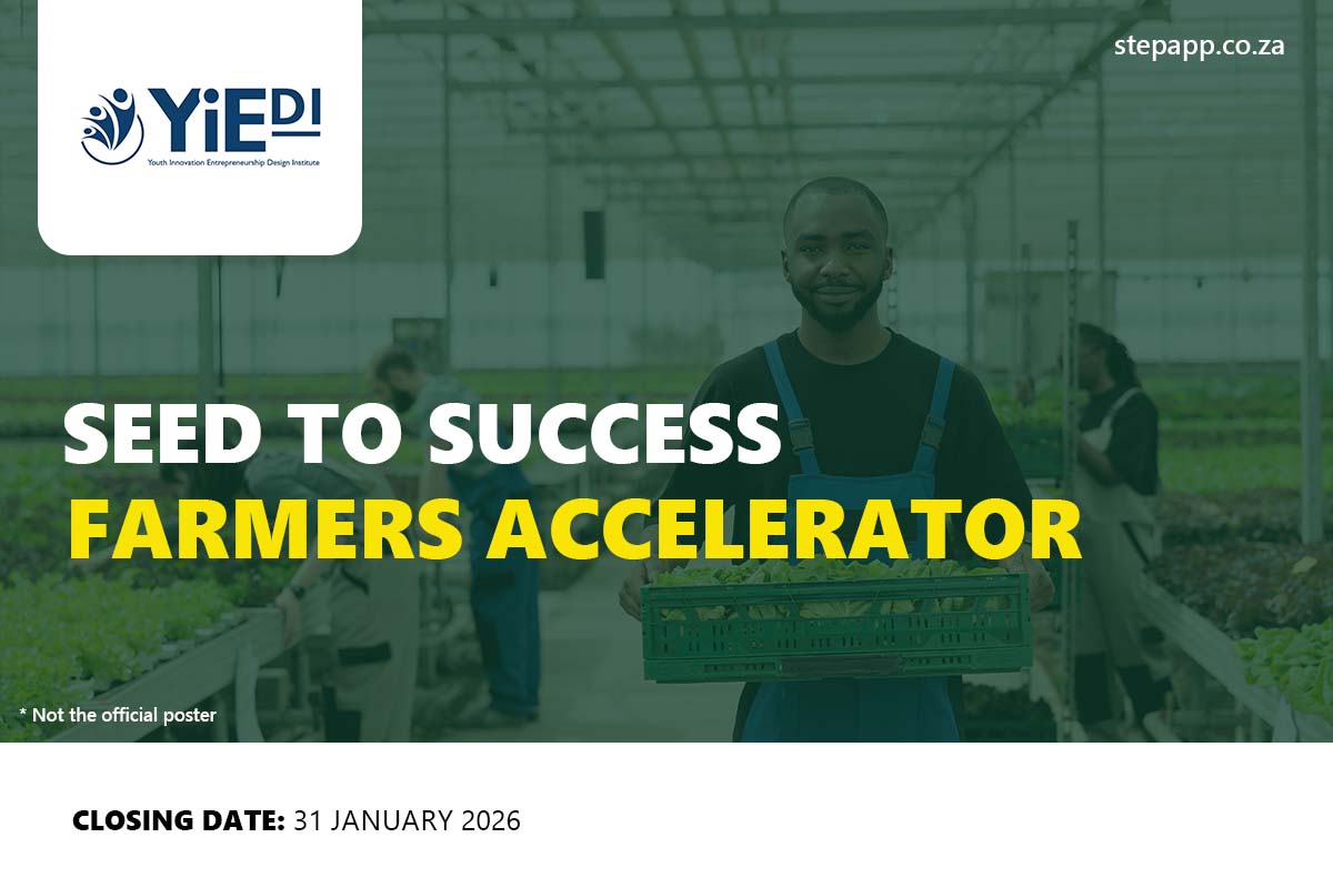 Apply Now: Seed to Success: KZN Farmers Accelerator - StepApp