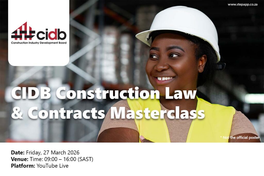 Webinar: CIDB Construction Law & Contracts Masterclass - StepApp